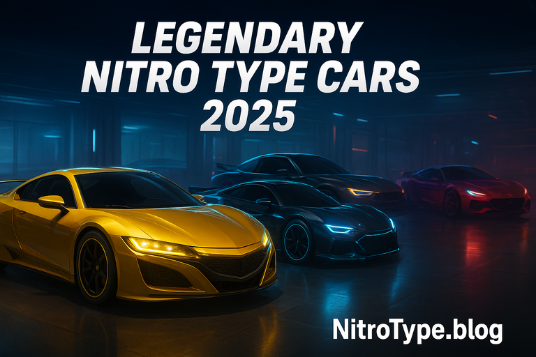Nitro Type Cars Collection 2025: Discover the Coolest & Rarest Cars ...